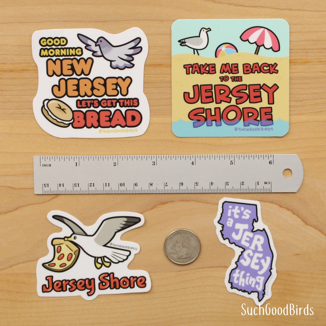 NJ Pigeons - Good Morning New Jersey Lets Get This Bread - 3" Vinyl ...