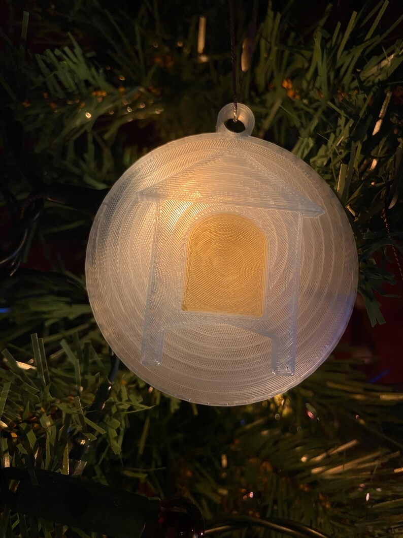 Translucent 3D Printed Baubles - Etsy UK