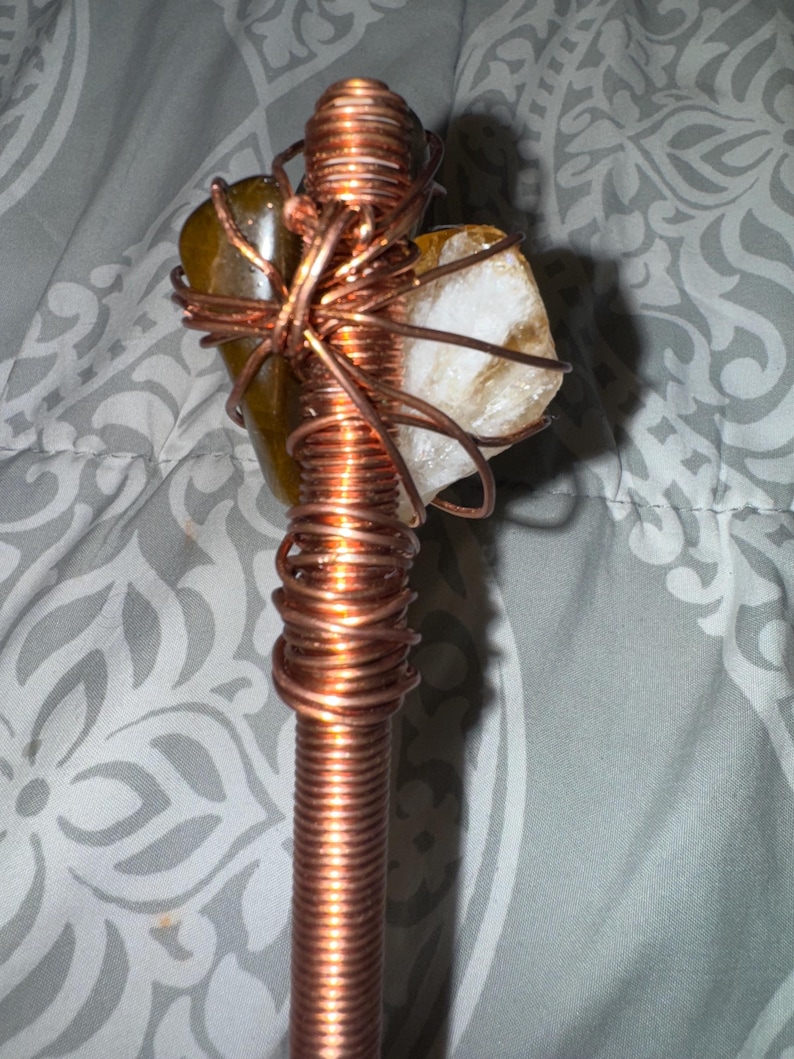 The Scorpion— Crystal Hair Wand - Etsy