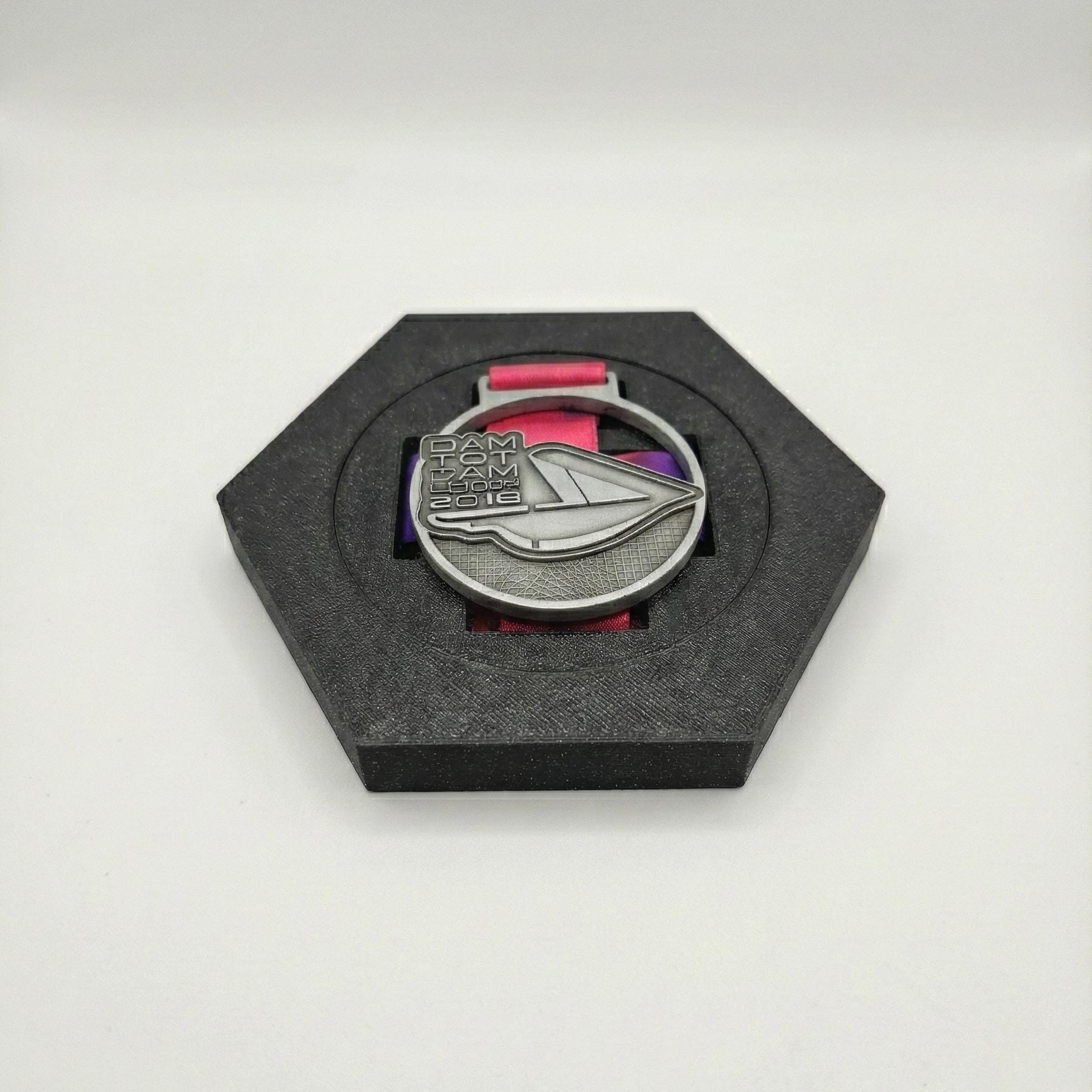 Modular Hexagon Medal Hanger | Honeycomb Sports Display| Printed Holder ...