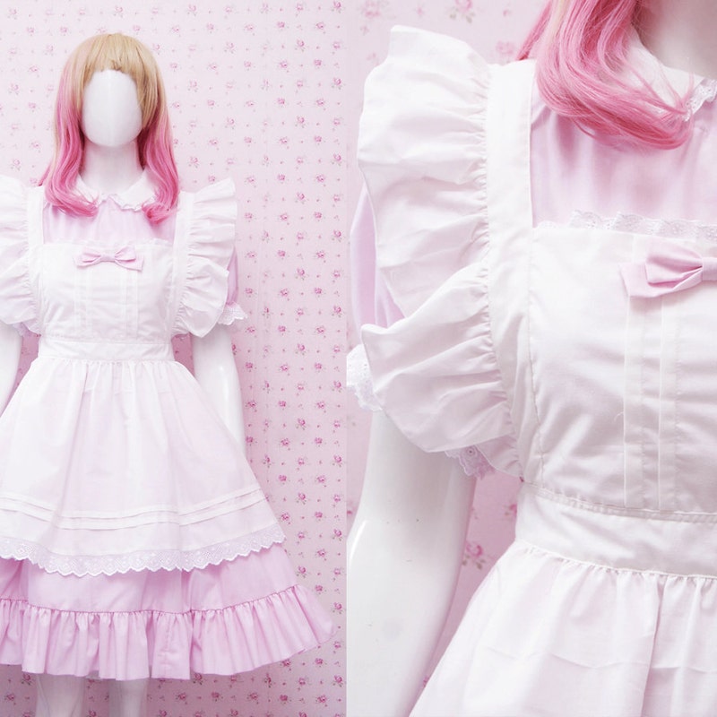 Pink Maid Dress - Etsy