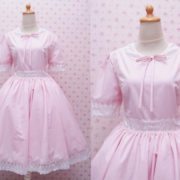 Pink Vintage Dress - Etsy