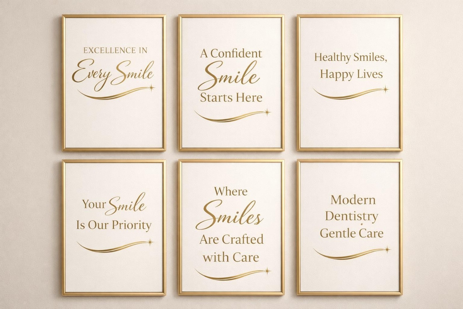 Dental Office Smile Quotes Art – Modern Clinic Posters (PDF) - Etsy