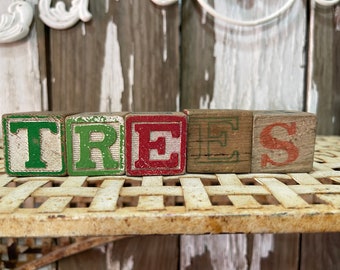 Nativity Blocks Christmas Table or Shelf Decor - Etsy