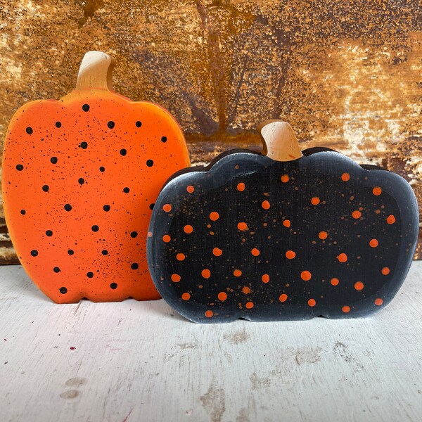 Polka Dot Pumpkins - Etsy