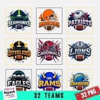 Custom Football Logo - Etsy