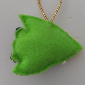 Set of 3 Handmade Felt and Sequin FISH Ornaments 3 1/2 X 2 1/2" - Etsy