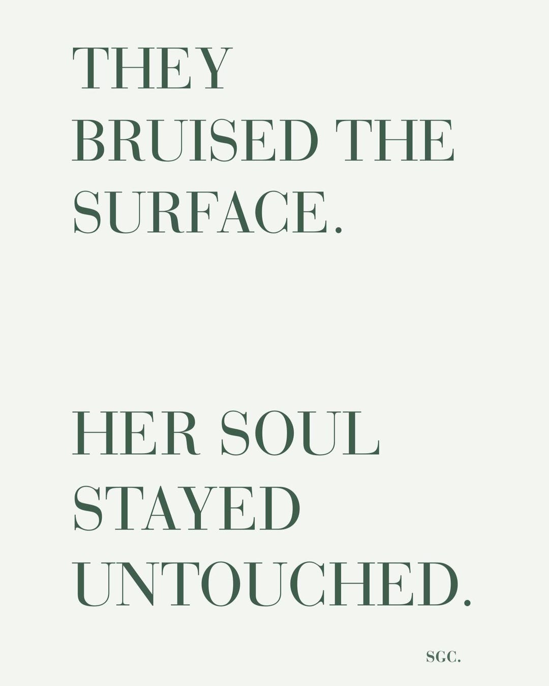 They Bruised the Surface Printable | Soul Glow Club Quote | Minimal ...
