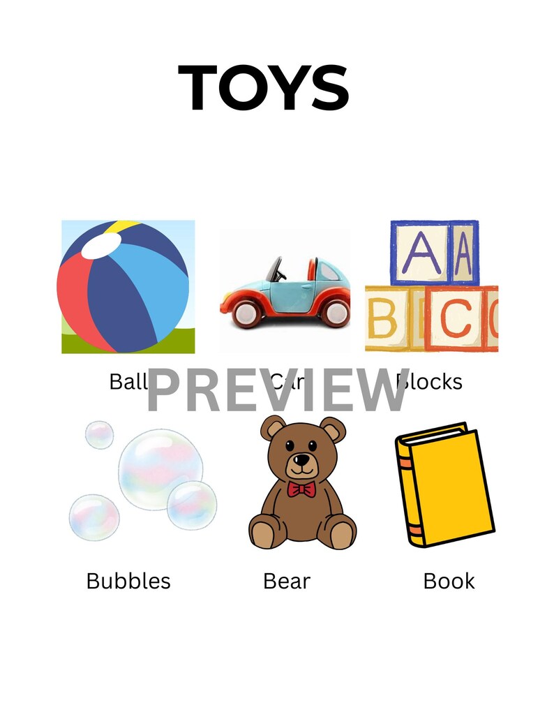 Early Intervention Visual Choice Boards | Toddler AAC, Autism Support ...