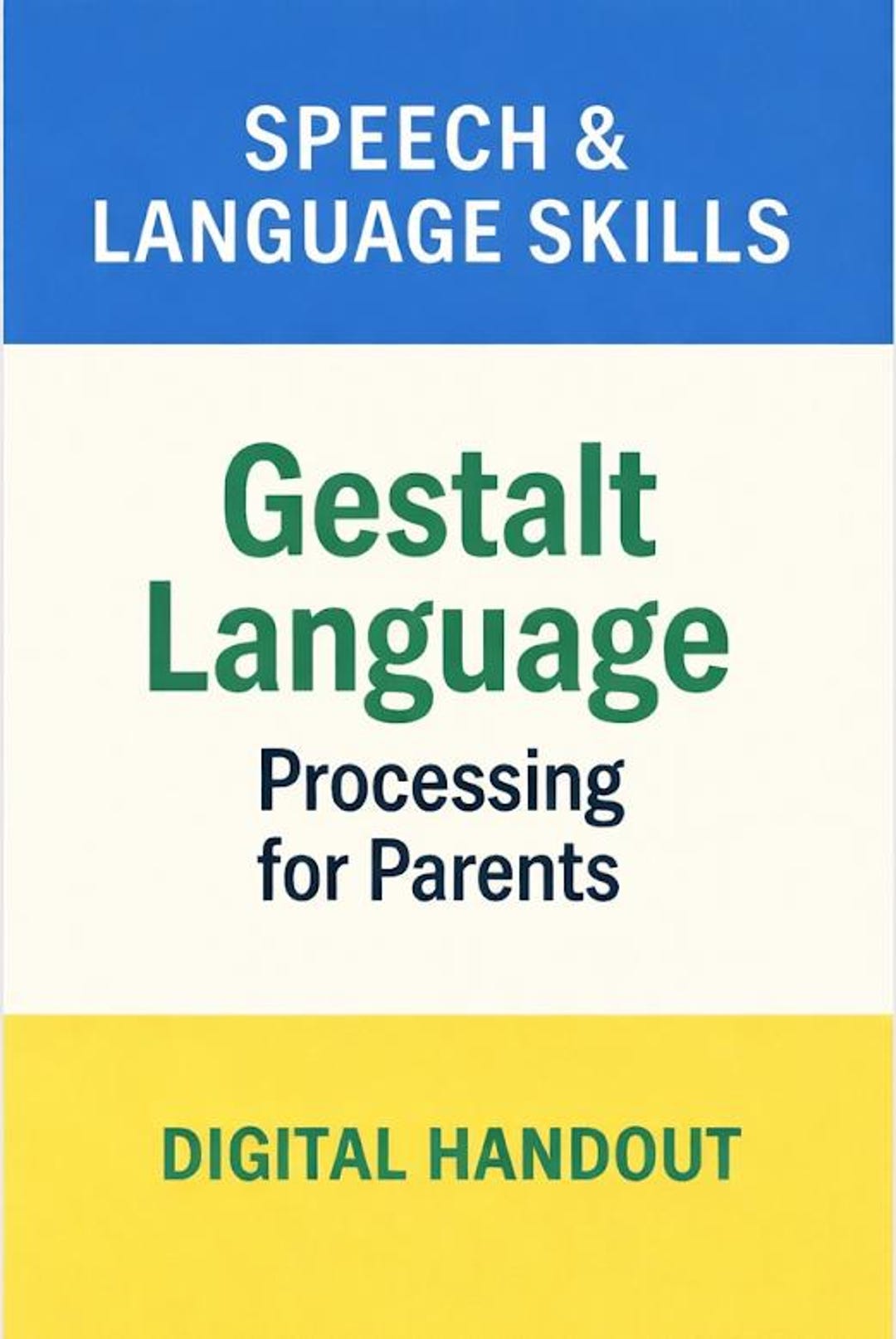 Gestalt Language Strategies for Toddlers & Preschoolers | Slp-created ...