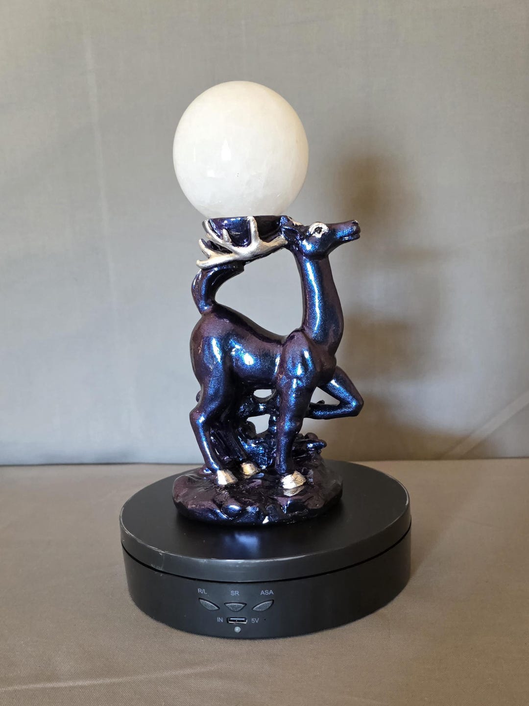 Milky Quartz Sphere and Stand - Etsy