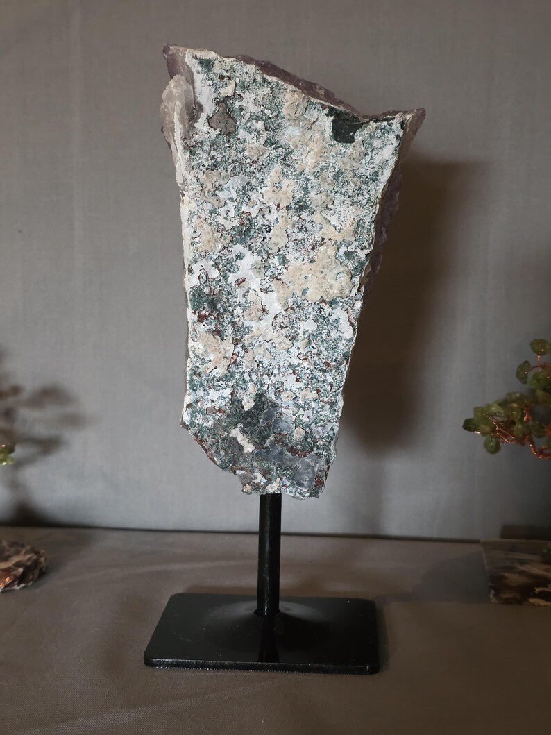Amethyst Specimen on Stand - Etsy