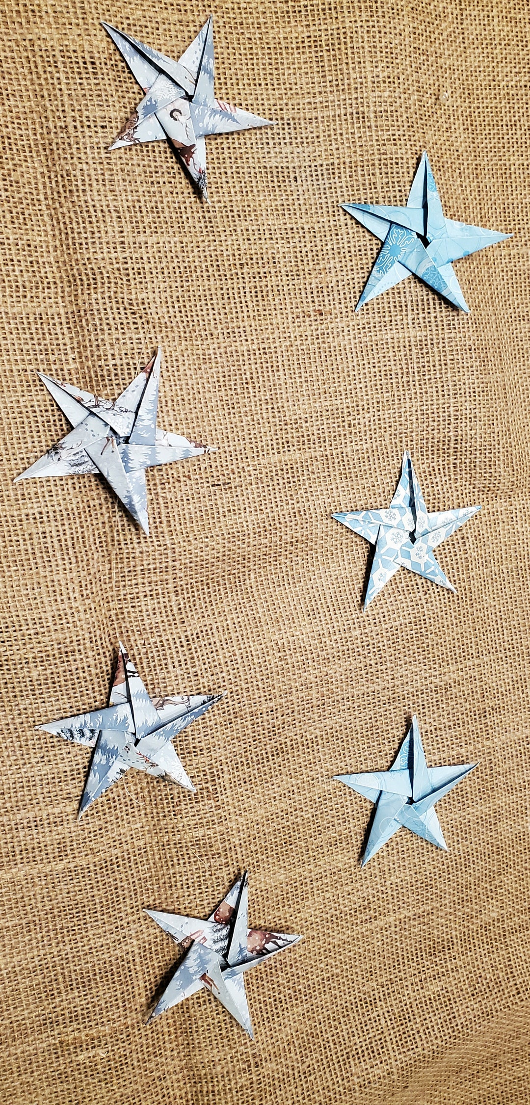 String of Paper Origami Stars - Etsy