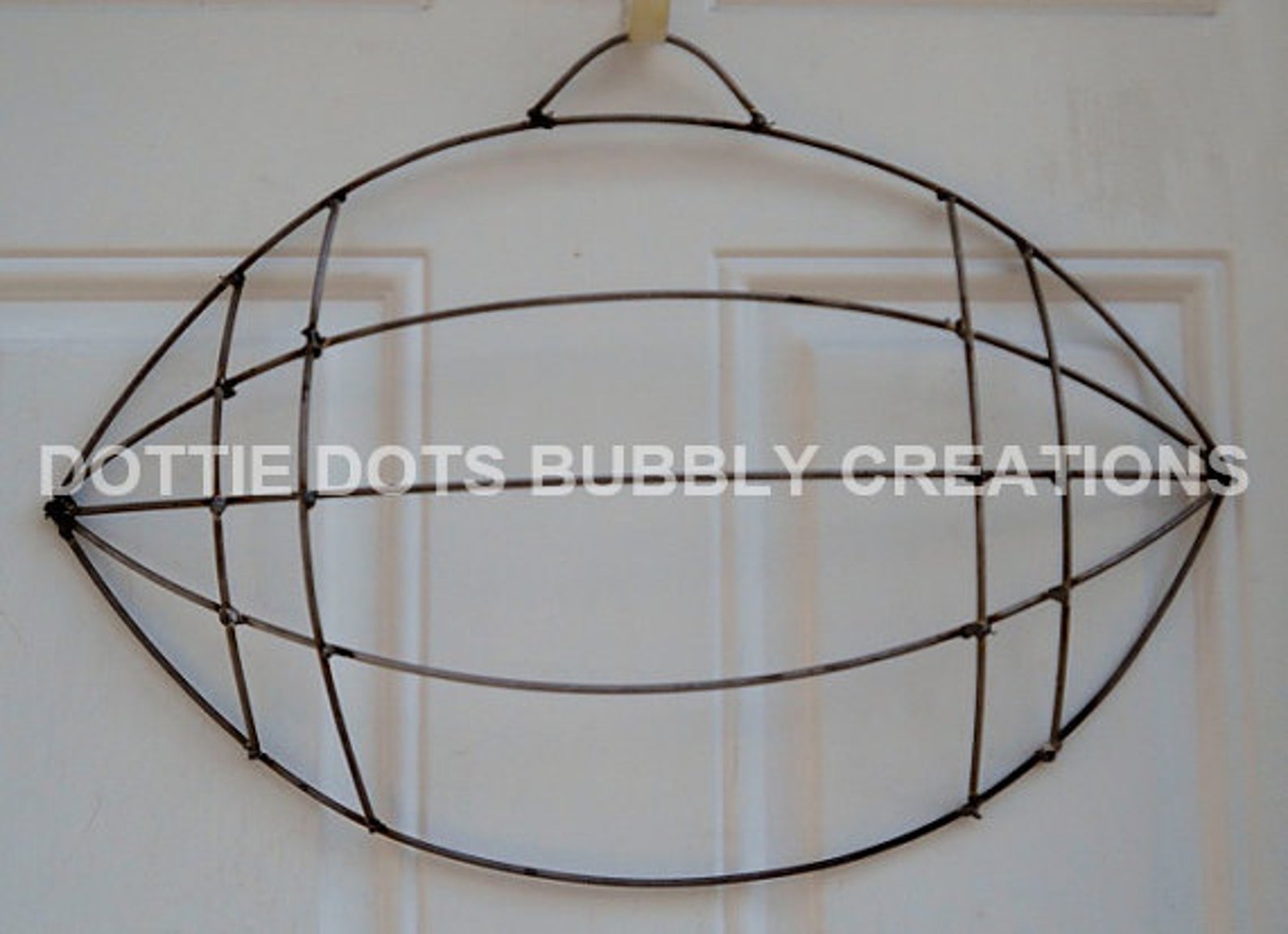 Football Wire Wreath Form - Etsy