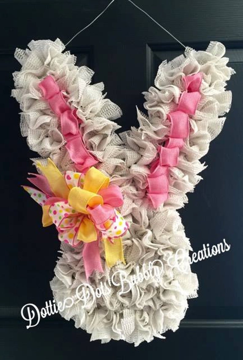 Easter Bunny Wreath, Easter Wreath, Bunny Wreath - Etsy
