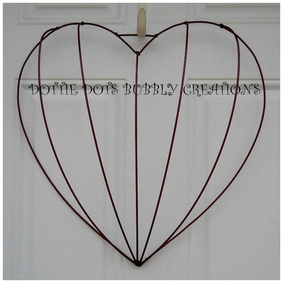 3-D Heart Wire Form - Etsy