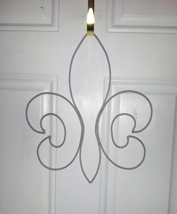 Fleur De Lis Wreath Wire Form | Etsy