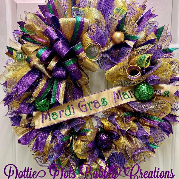 Mardi Gras Ribbon - Etsy