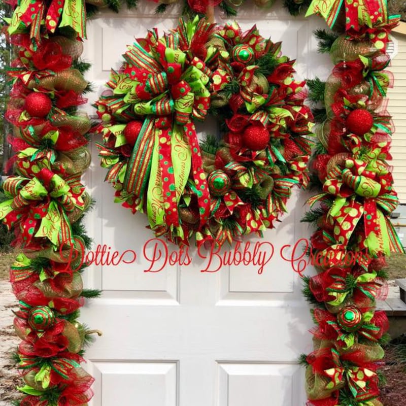 Christmas Door Garland - Etsy