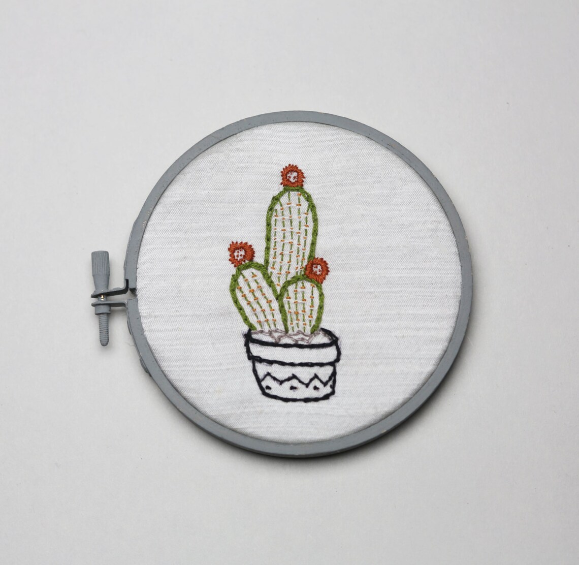 Cactus Handmade Embroidery Wall Art Decor - Etsy Canada