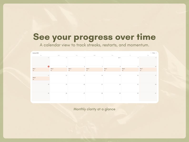 75 Hard Progress Tracker | Notion Template | Daily Discipline & Habit ...