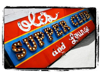 Supper Club Sign - Etsy