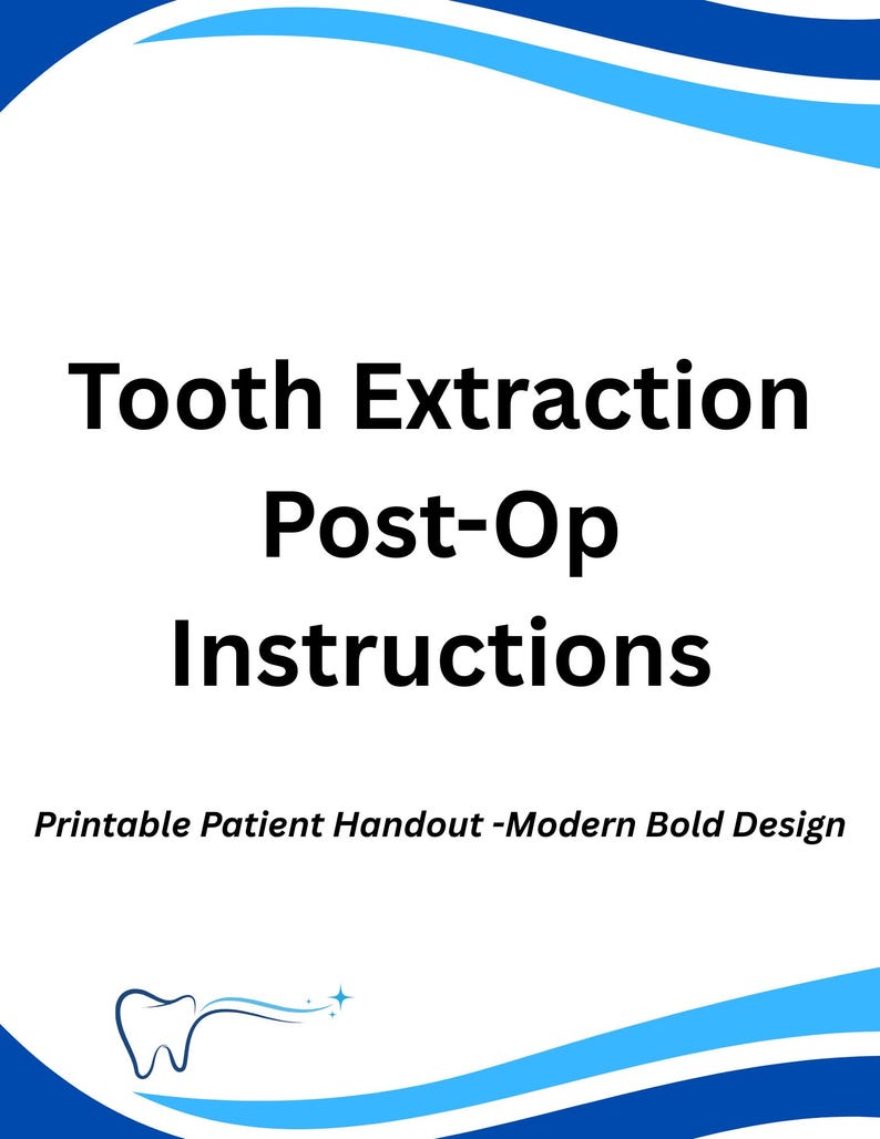 Dental Office Printable I Patient Care Sheet I Editable Template - Etsy