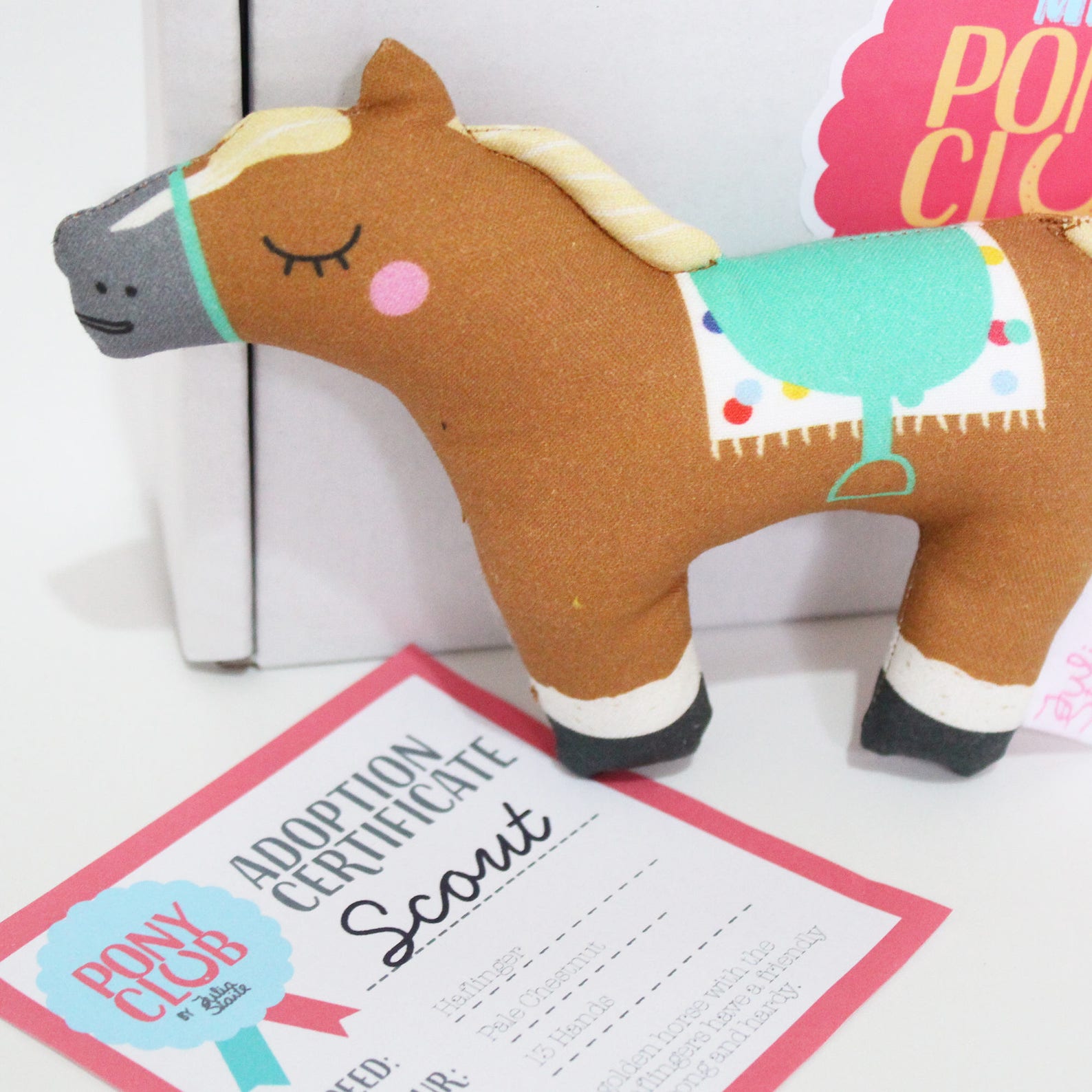 Pony Club Mini Horse Pony Soft Toy Gift Box - Etsy
