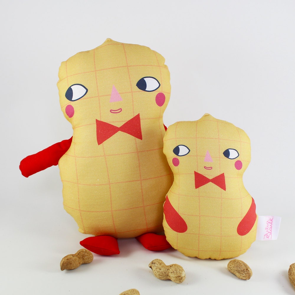 Pepe Peanut Rattle Soft Toy Plush Baby | Etsy