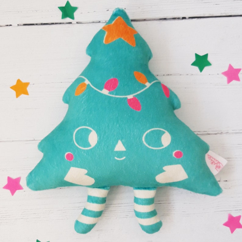 Cuddly Christmas Tree Plush Toy - Etsy
