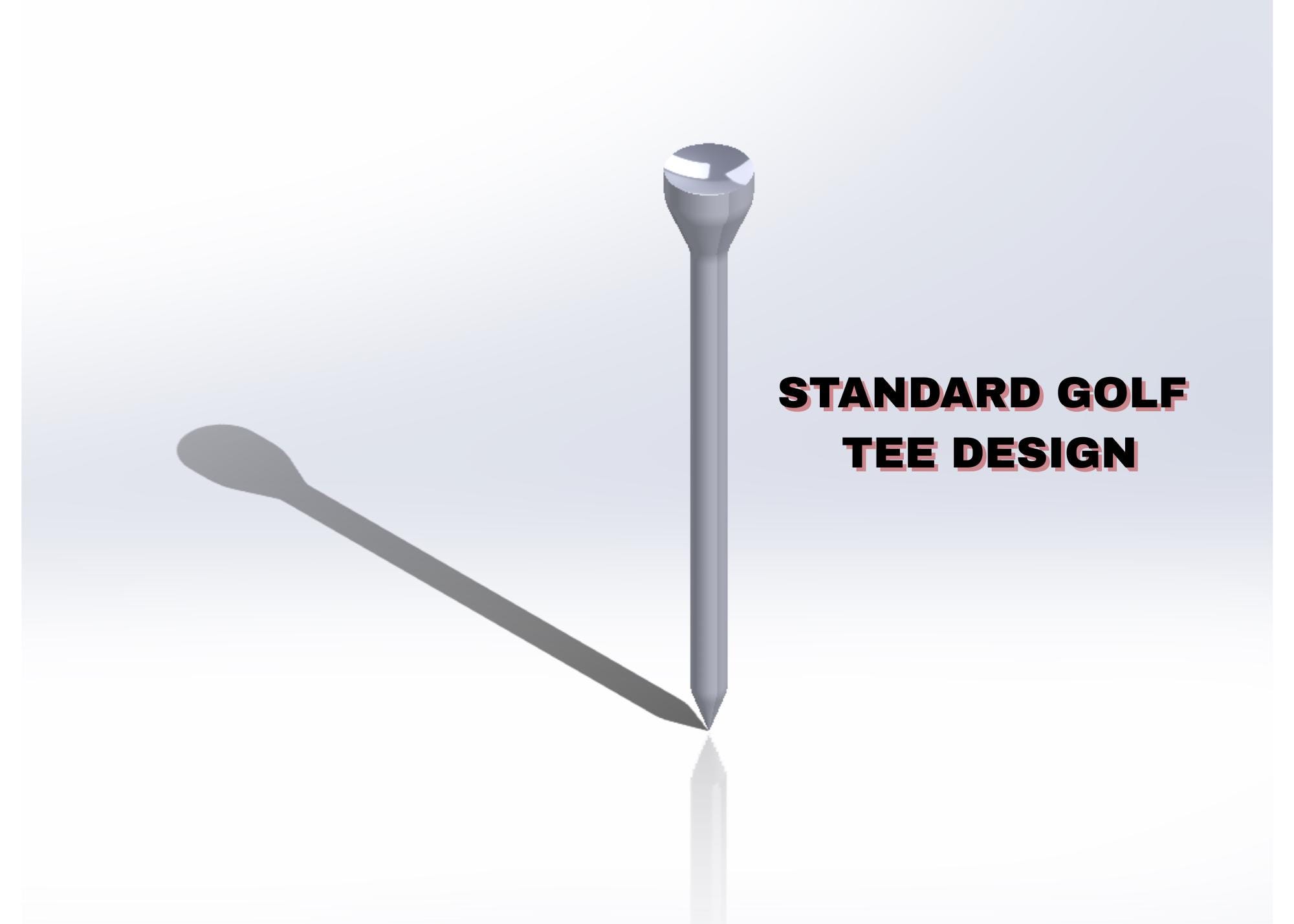 Golf Tee STL Bundle | 4 Durable 3D Printable Golf Tees | Digital ...