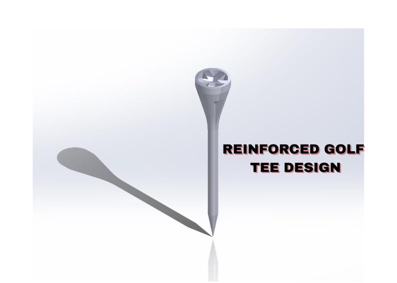 Golf Tee STL Bundle | 4 Durable 3D Printable Golf Tees | Digital ...
