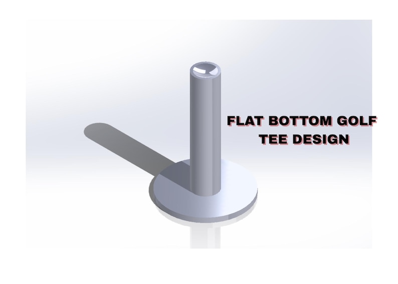Golf Tee STL Bundle | 4 Durable 3D Printable Golf Tees | Digital ...