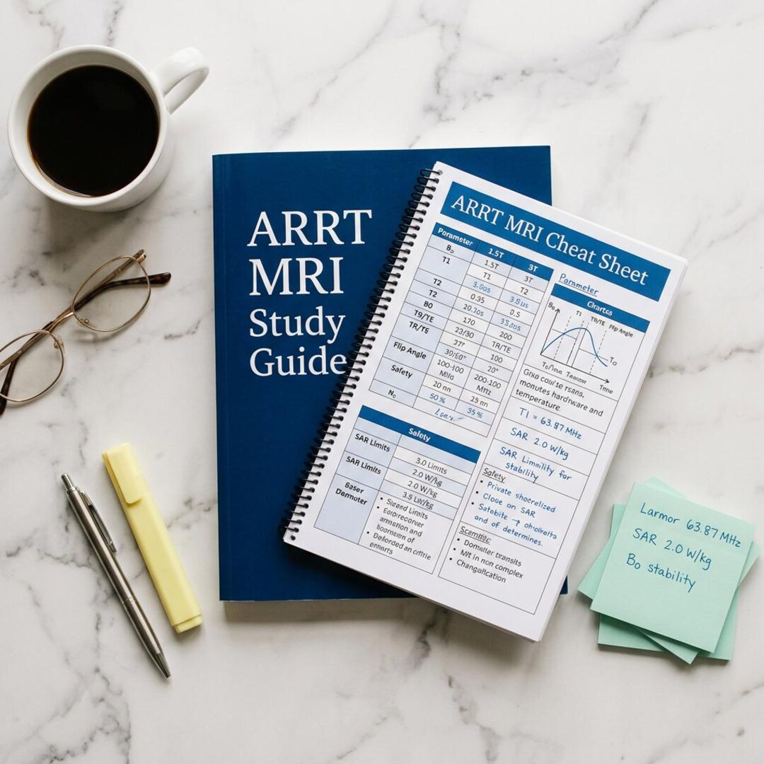 ARRT MRI Study Guide + Cheat Sheet 2026: Includes Formulas, Key Terms ...