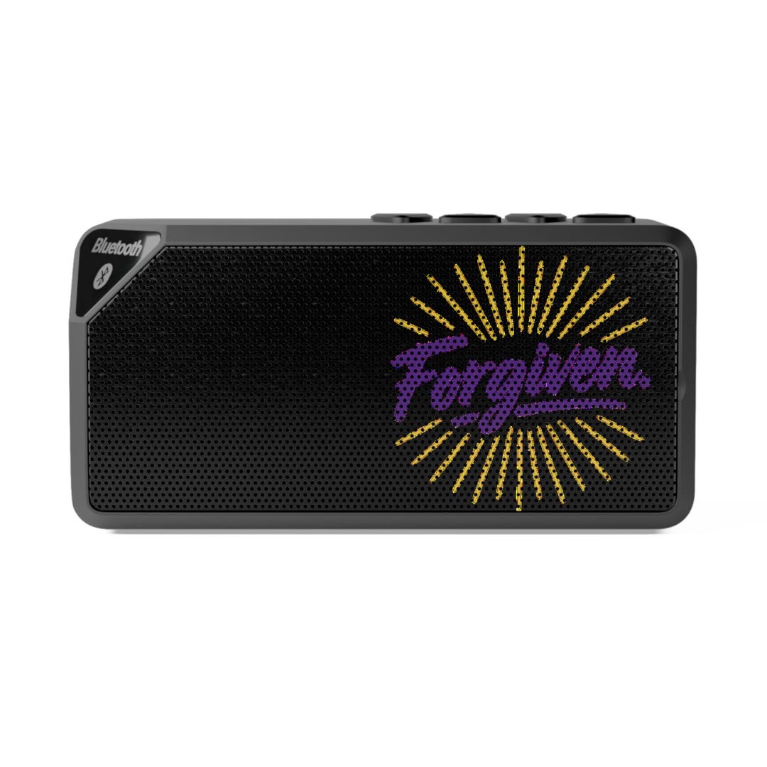 Purple and Yellow Burst Jabba Design Bluetooth Speaker | Portable ...