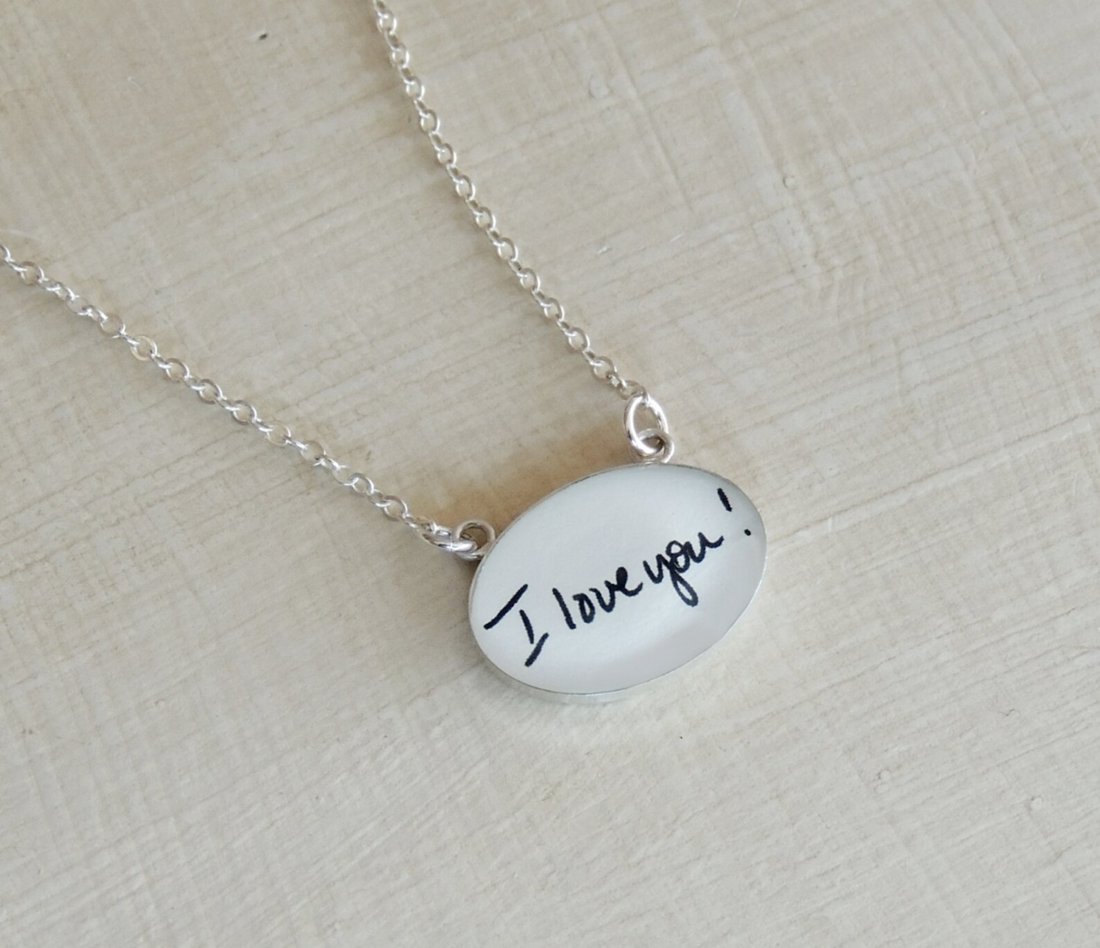 Custom Signature Necklace Handwriting Jewelry Handwriting | Etsy