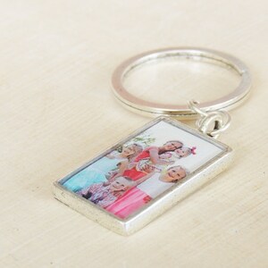 Personalized Photo Keychain, Custom Keychain With Photo, Photo Keepsake ...
