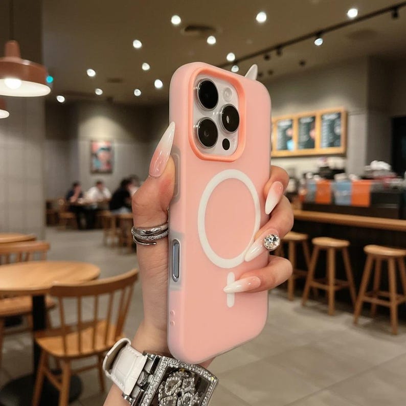 Luxury Candy Color Magnetic Case for iPhone 12–17 Series - Etsy