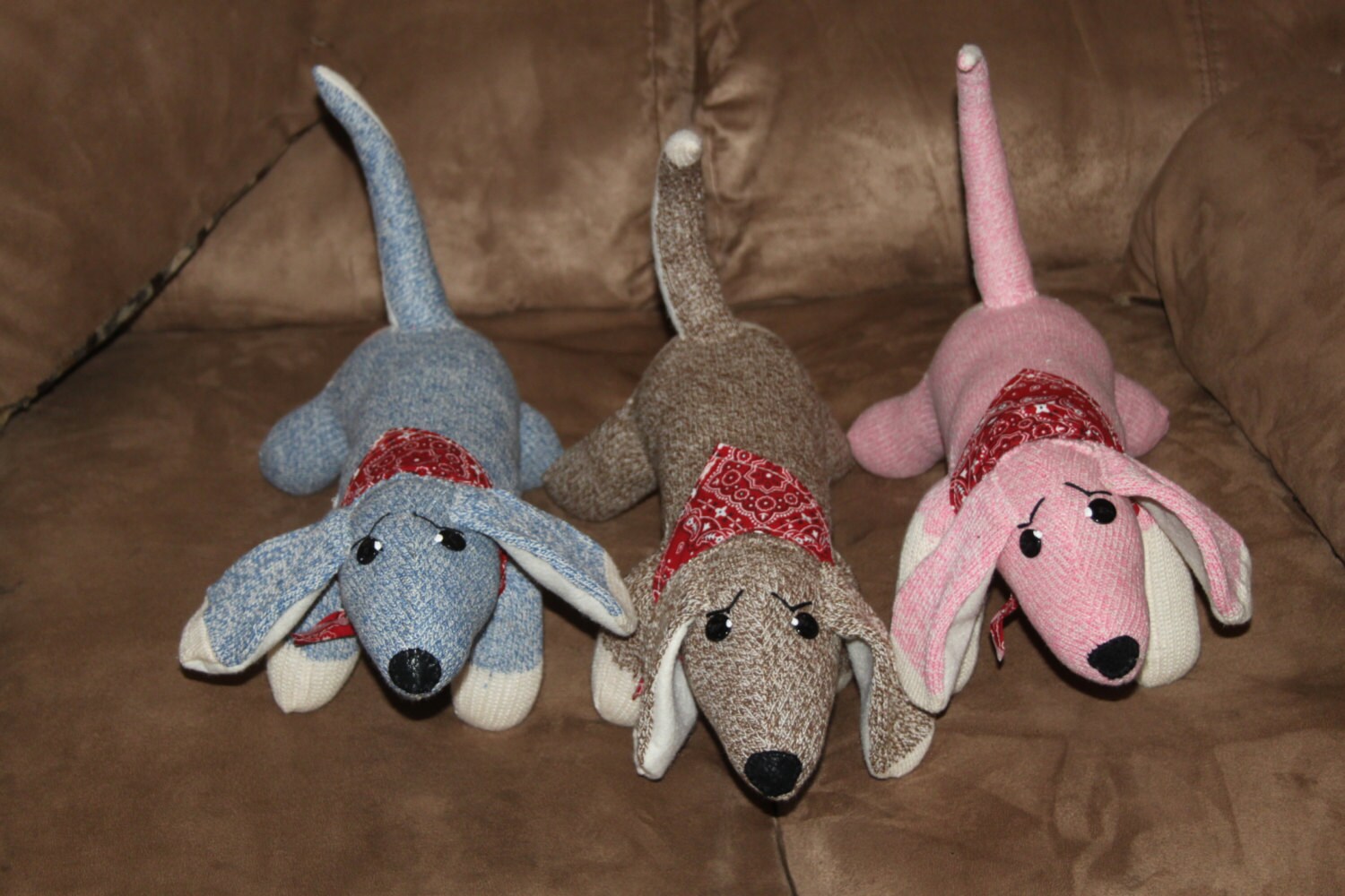 Handcrafted Sock Monkey Dachshund Aka Weiner Dog In Pink | atelier-yuwa ...