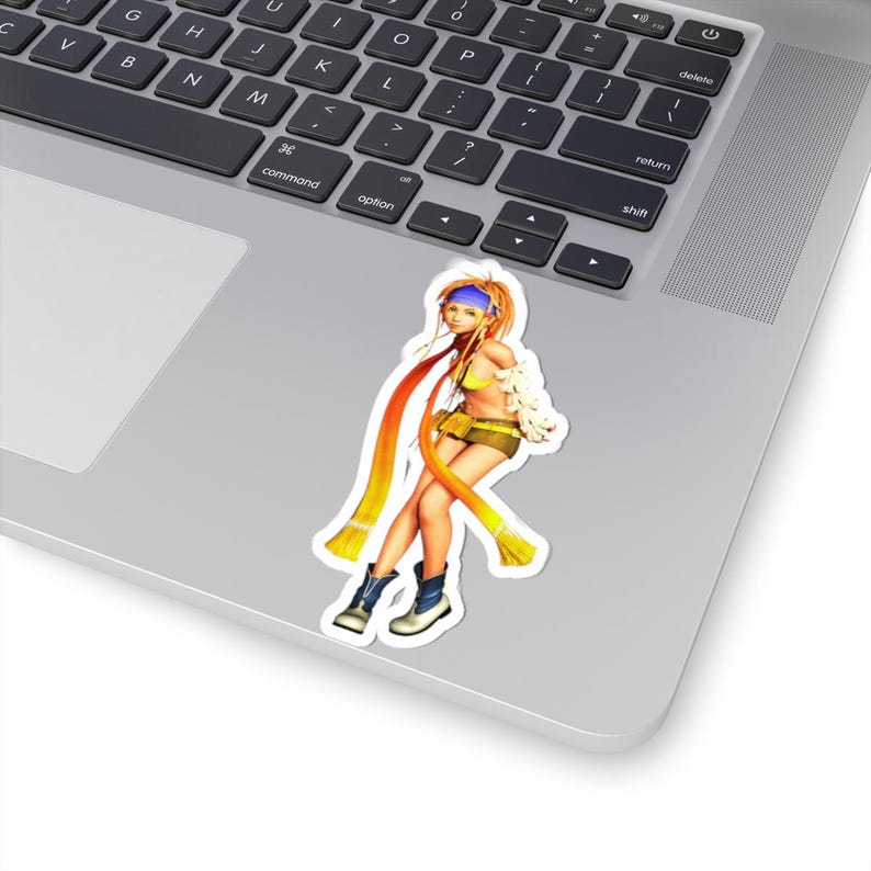 Final Fantasy X-2 Rikku No Color Outline Sticker - Etsy