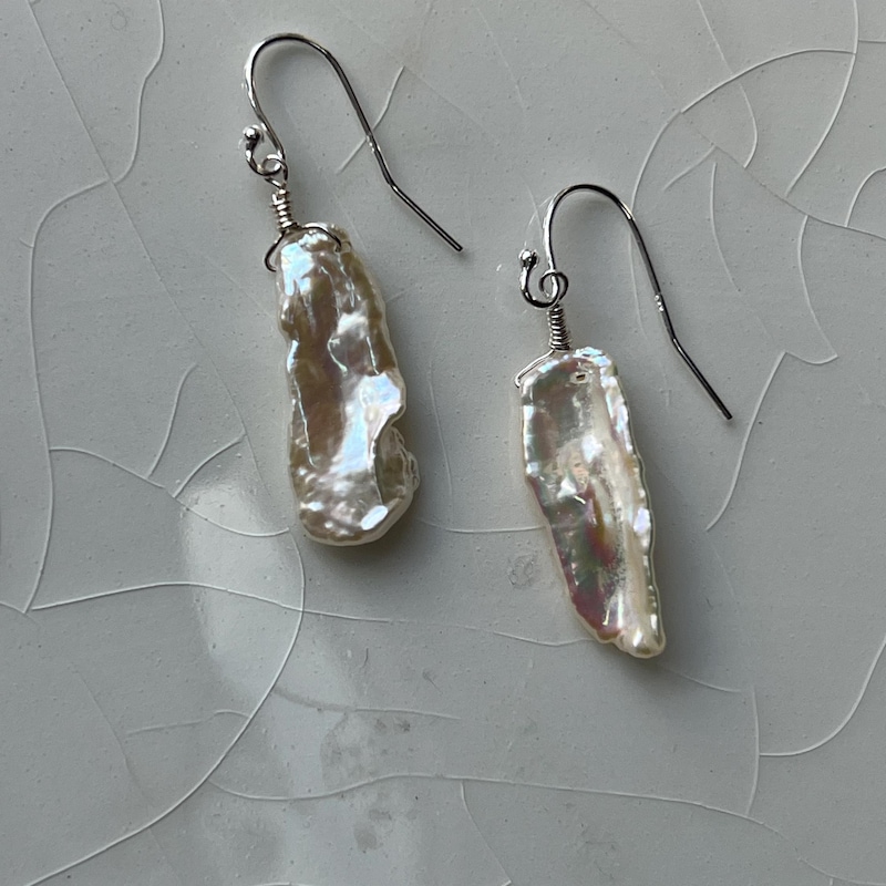 Biwa Pearl Necklace - Etsy