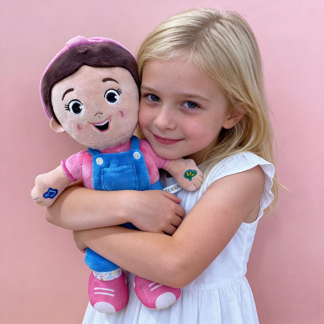 Singing Rachel Doll(45cm) Ms. Rachel a Vocal Sensory Plush Toy and ...