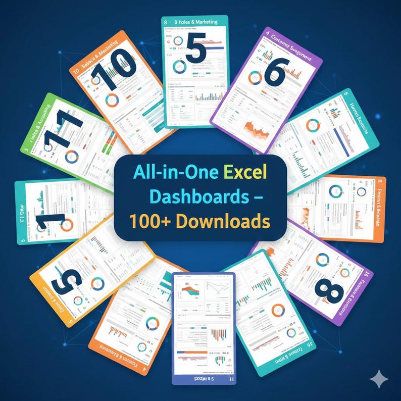100+ Excel Dashboard Templates | All-in-one Editable Excel Dashboards ...
