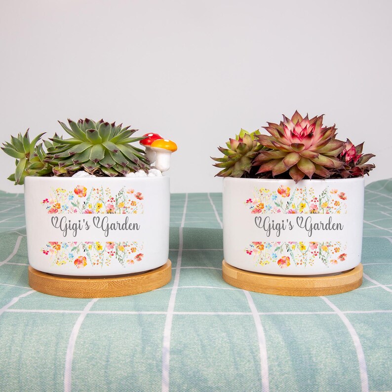 Personalised Birthday Planter for Gigi, Nana, Mimi, Personalised Plant ...