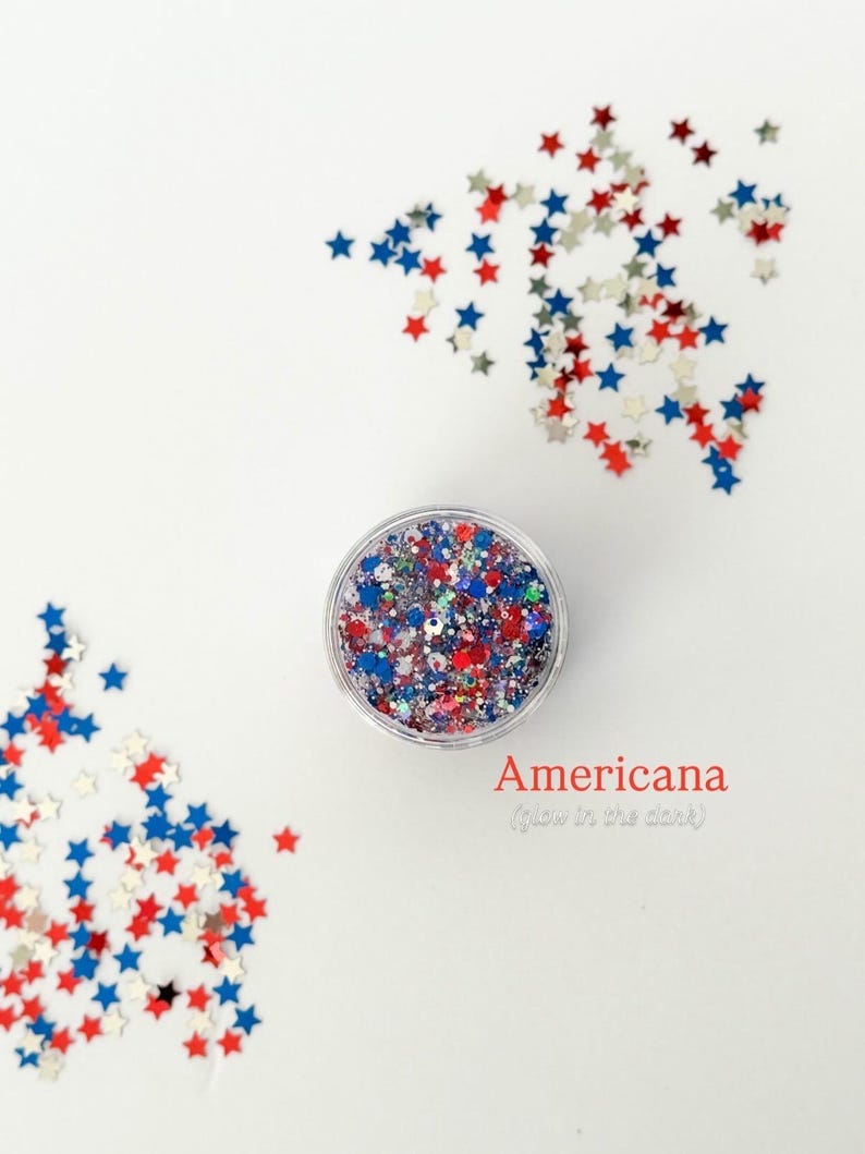 4th of July Hair Glitter - Etsy