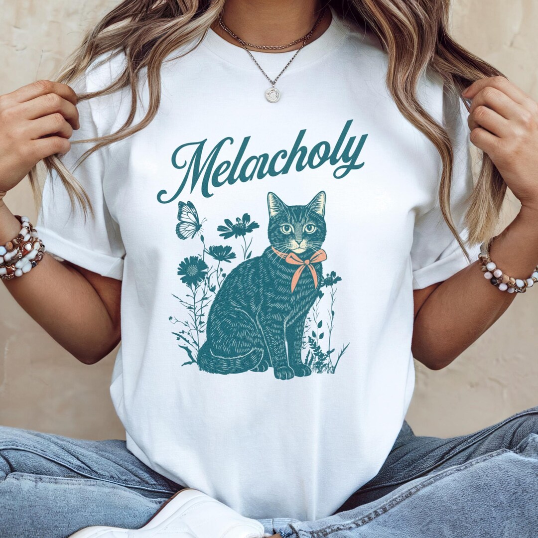 Melancholy Cat PNG Instant Download - Etsy