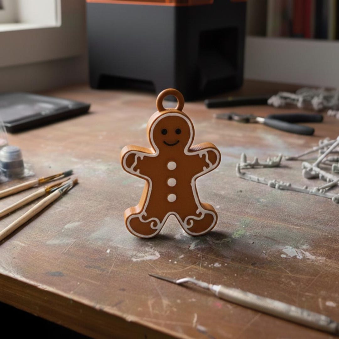 Gingerbread (hook) - 3D Printed - STL - Digital File - Etsy