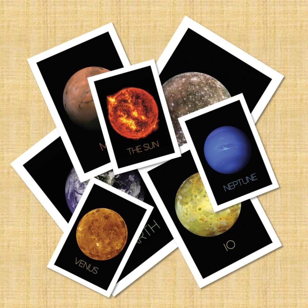 Astronomy Space Postcards Set of 18 | Solar System Science Collection ...