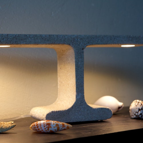 Concrete Lamp square Extrude Table Lamp. - Etsy