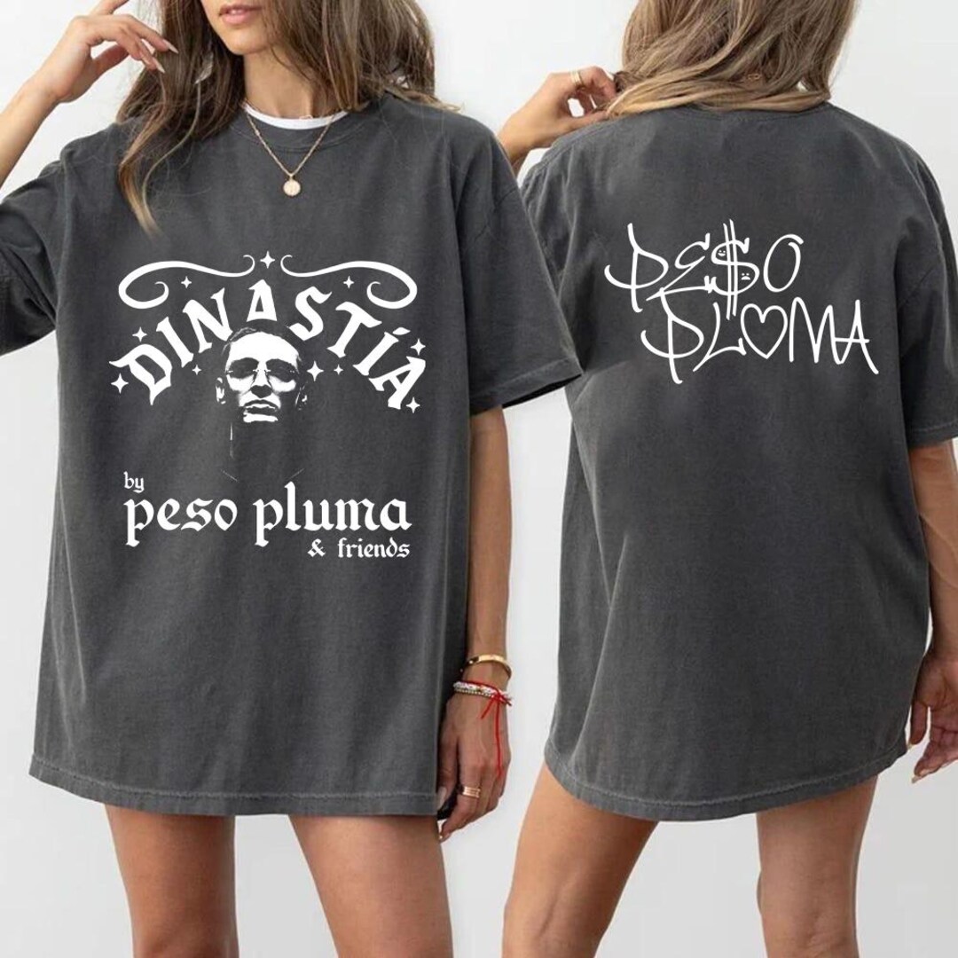 Vintage Peso Pluma Shirt, Dinastia by Peso Pluma & Friends Tee, Double ...